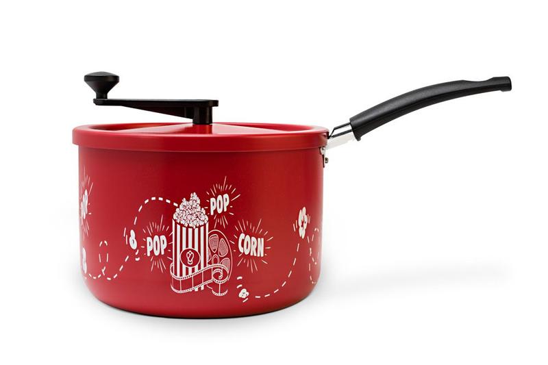 Pipoqueira Manual Antiaderente 20cm 4,3L PopCorn Vermelha - Multiflon ...