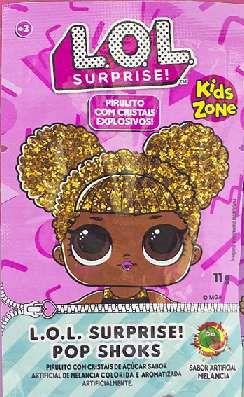 Pirulito LOL Surprise Pop Shoks - Kids Zone - Mini Boneca - Magazine Luiza