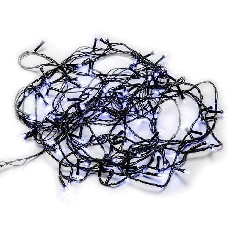 Pisca Led DeA 100 Lâmpadas Luz Branca 8 Funções com Fio Verde 220V 8m ...