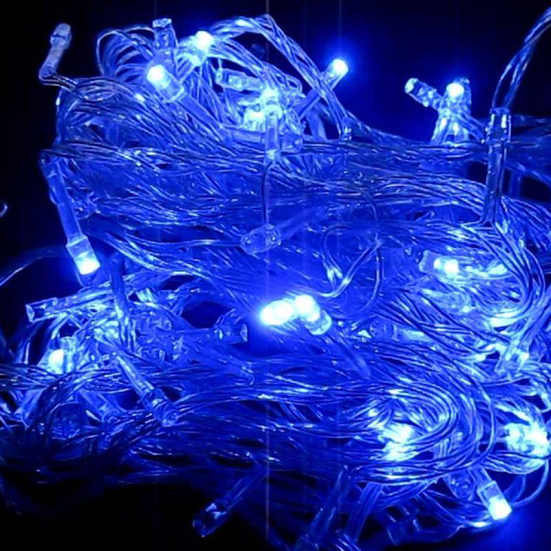 Pisca pisca azul 100 LEDs 10 metros - DL FESTAS - Caixa / Porta-joias ...