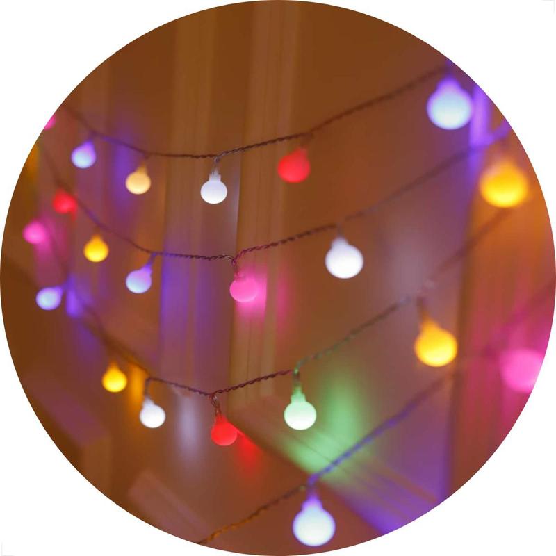 Pisca Pisca Colorido De Bola Decoração Para Festa 40 Luz LED De 6 ...