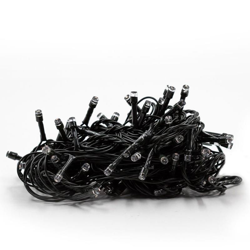 Pisca Pisca Varal de Luz Decoração Para Natal 100 LEDs 8 Metros Roxo ...