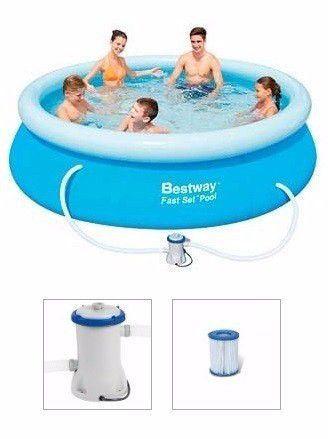 Piscina Bestway 3638 Litros Inflável com Bomba Filtro 110v - Piscina ...