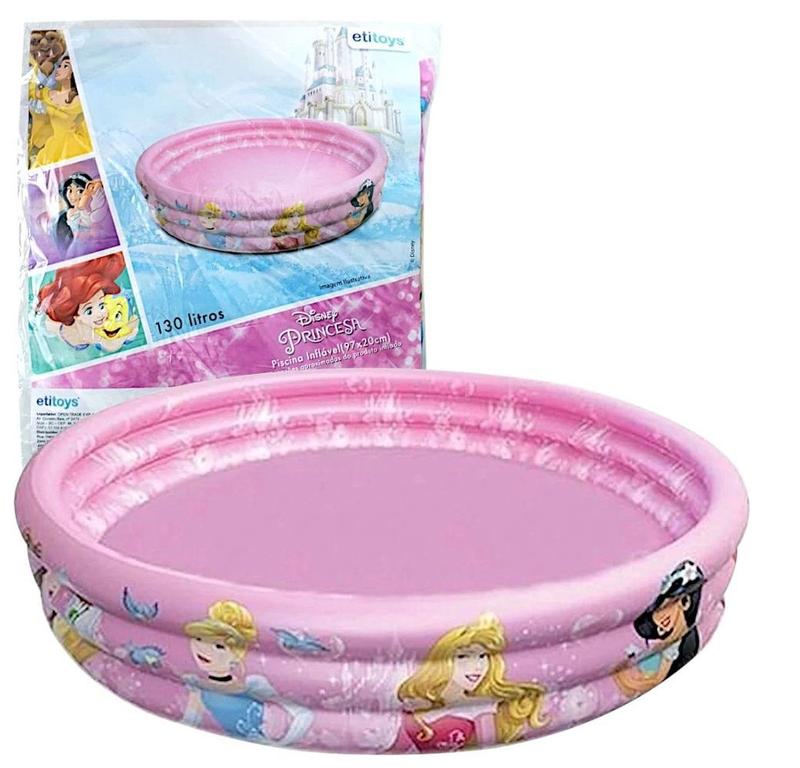 Piscina De 3 Gomos Inflável Princesas 130L DYIN- 106 - ETITOYS ...