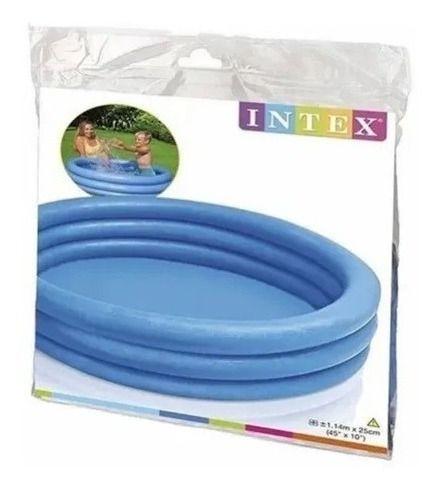 Piscina Inflável Azul Cristal 156 Litros - Intex 59416 - Piscina ...