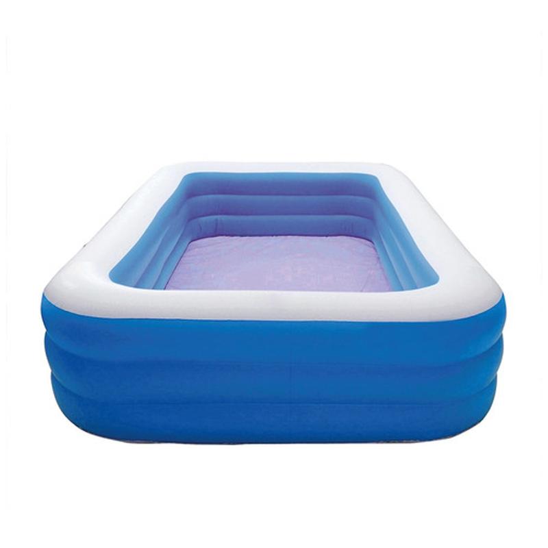 Piscina Retangular Inflavel Familiar PVC 250 Litros Play Day - Maria ...