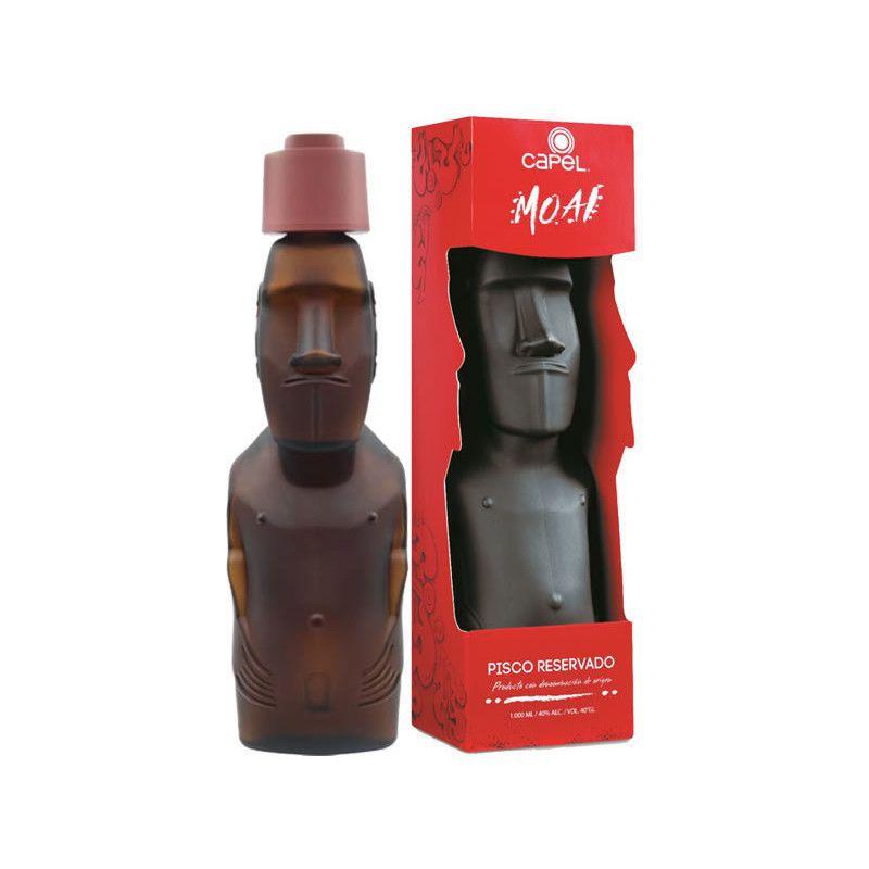 Pisco Capel Moai Reservado 1000ml - PADRÃO - Bebidas Destiladas ...