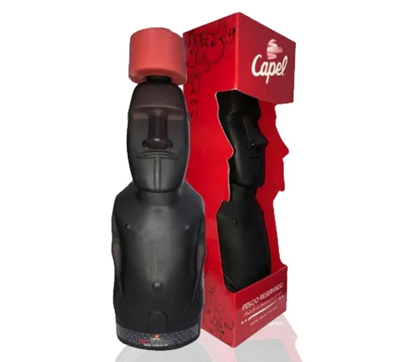 Pisco Capel Moai Reservado 1L - Aperitivos Alcoólicos - Magazine Luiza