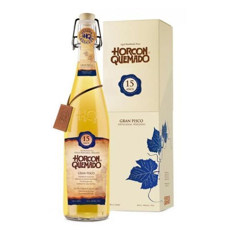 Pisco Horcón Quemado 46º , 15 años - Exclusivo - Horcon Quemado ...