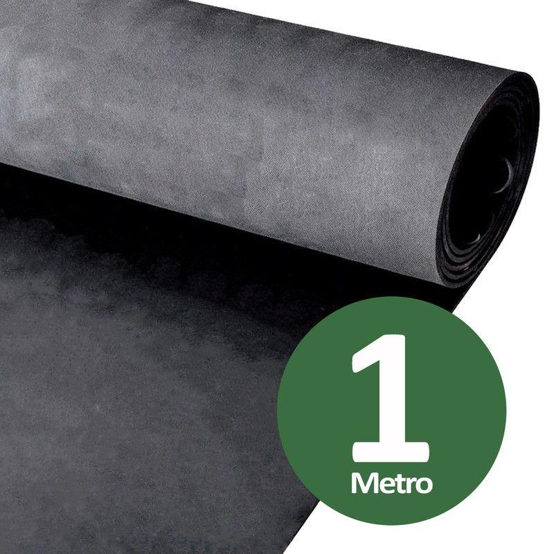 Piso emborrachado liso 2mm x 1m preto antiderrapante - CMZ - Piso de ...