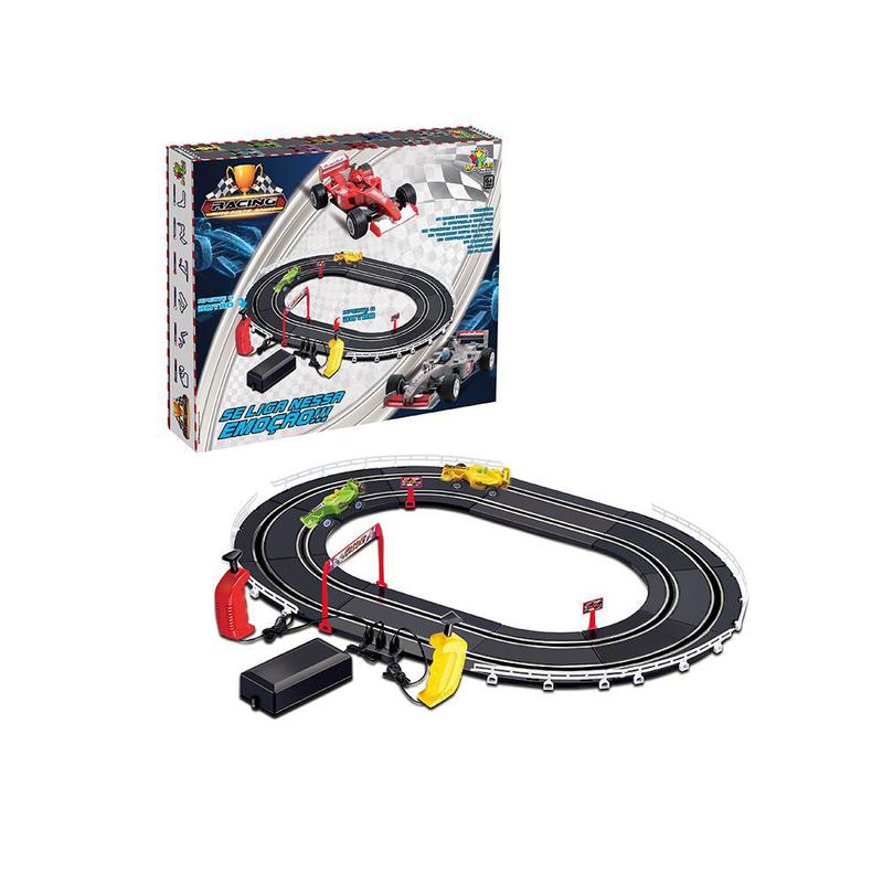 Pista Autorama Fórmula 1 Com 2 Carrinhos Racing Auto Pista Sport - Art ...