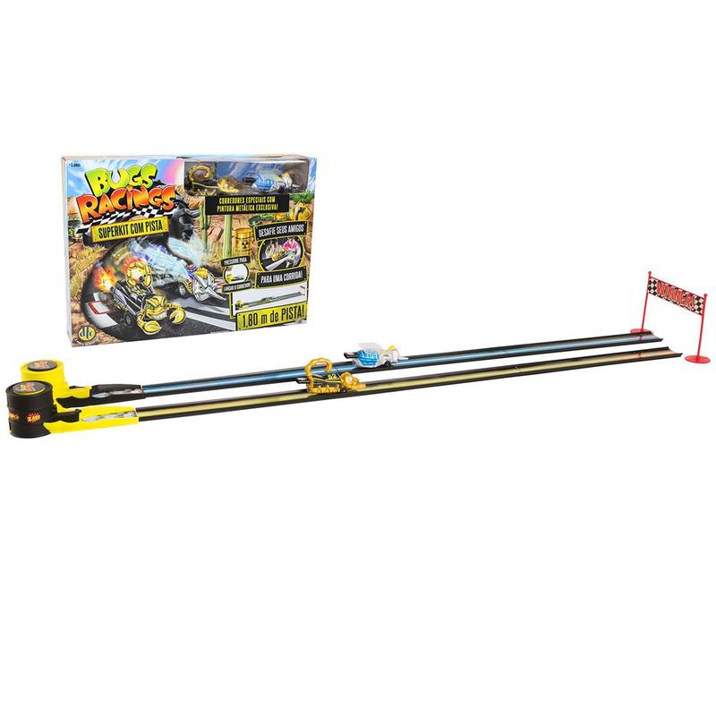 Pista De Corrida Bugs Racing Superkit DTC 1.80M - Pistas - Magazine Luiza