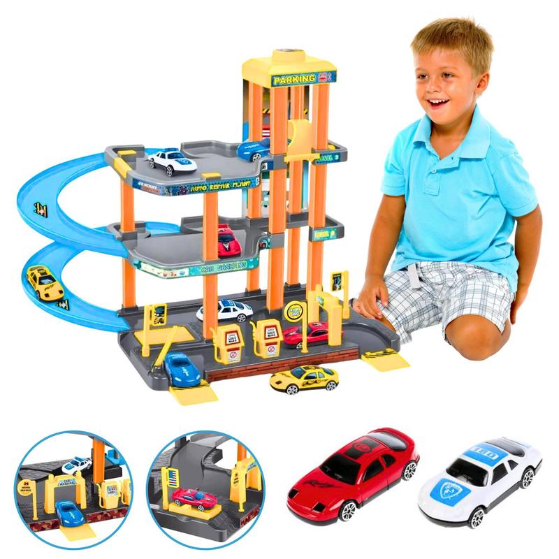 Pista Garagem Radical Com Elevador Serve Carrinhos Hotwheels ...