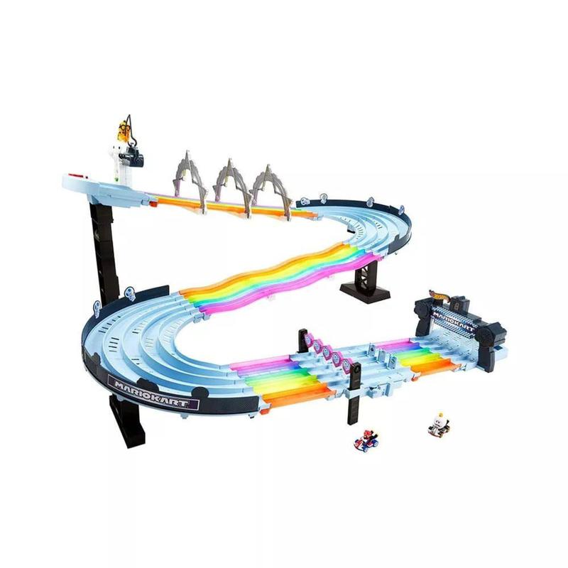 Pista Hot Wheels Mario Kart Rainbow Road - Mattel - Pistas - Magazine Luiza