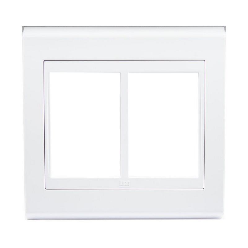 Placa 4"x4" Weg Refinatto Style 6 Módulos Branca - Espelho / Placa de ...