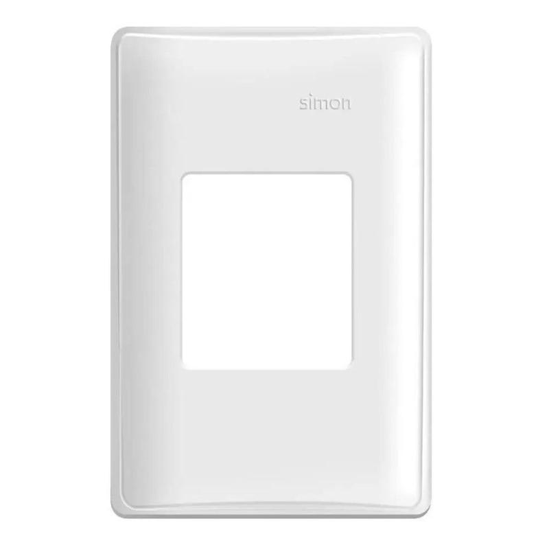 Placa 4x2 Suporte 2 Postos Horizontais Branco 19922-30 Simon - Espelho ...