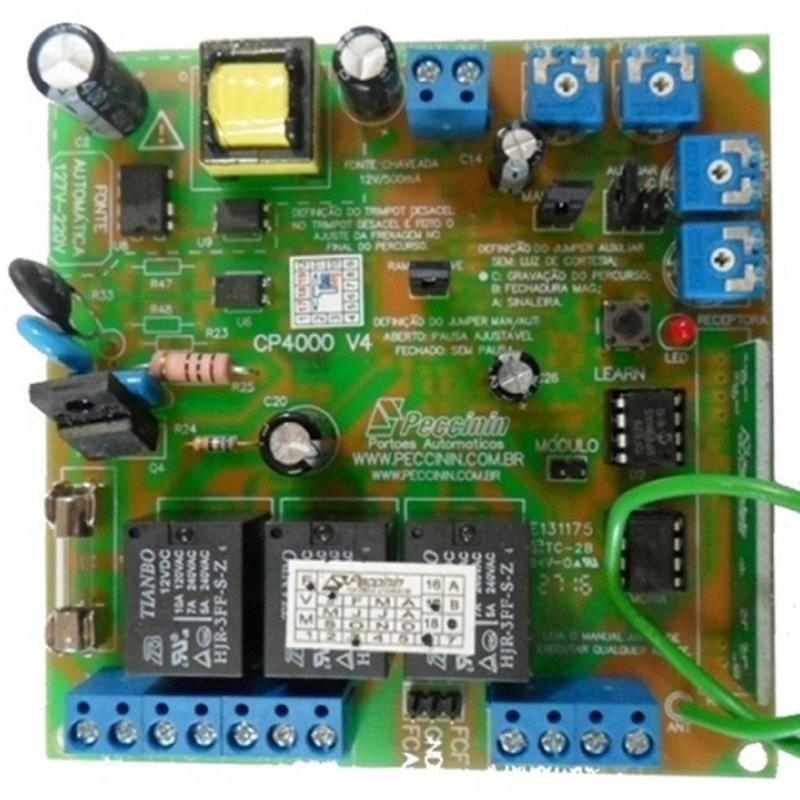 Placa Central Eletrônica Portão Eletrônico Peccinin 4000 - Peccinin ...