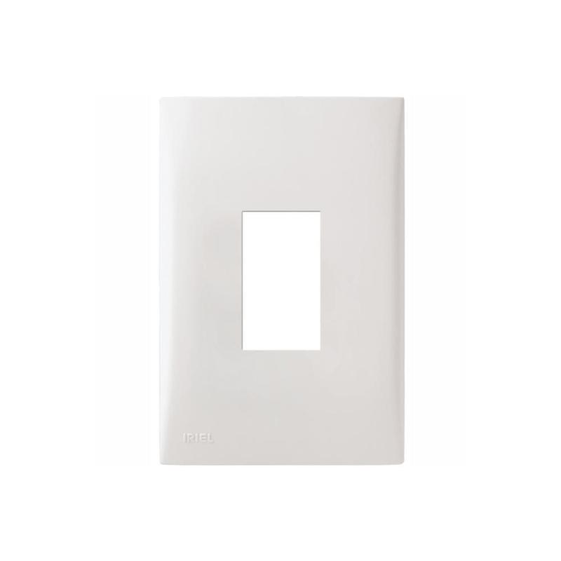 Placa com Suporte 4x2 Vertical Imperia Branca - Iriel - Módulo de ...