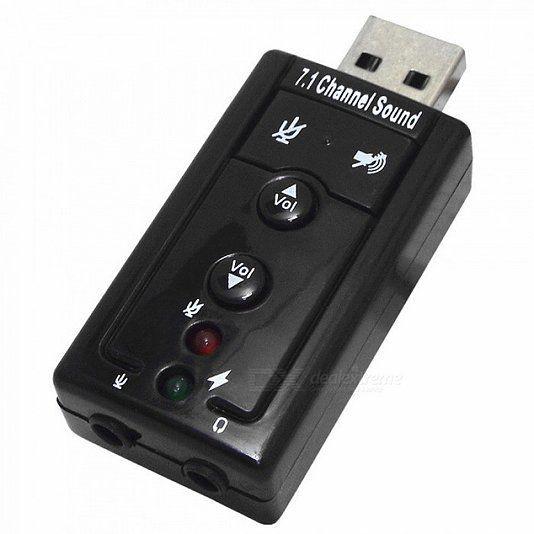 Placa de audio usb sound adapter virtual 7.1 channel - MD9 - Placa de ...