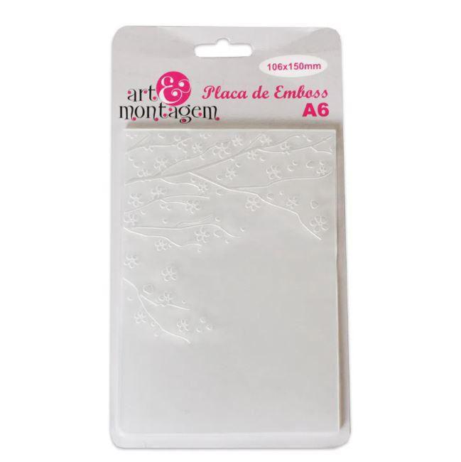 Placa De Emboss Art & Montagem - A6 106 X 150 Mm Pe001-34 - Art E ...