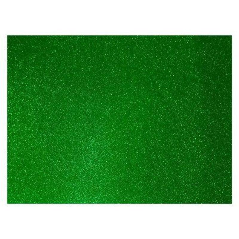 Placa De EVA Verde Escuro Com Glitter Kazzoo 5 Unidades 40 x 60cm ...