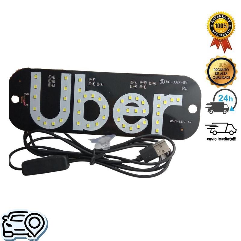 Placa De Led Para Uber - Luatek - Lâmpada Automotiva Led - Magazine Luiza