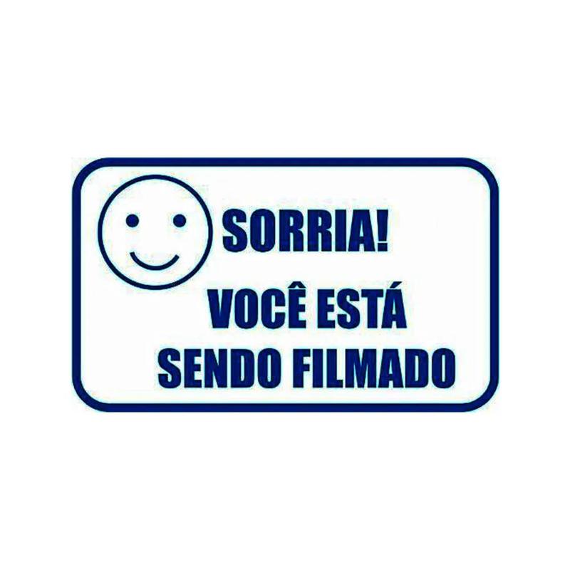 Placa de Sinalização para CFTV - Confiseg - Placa de Sinalização de ...