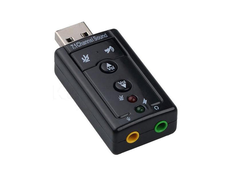 Placa de Som Externa USB 7.1 Canais Áudio - MAGNUS - Placa de Som ...