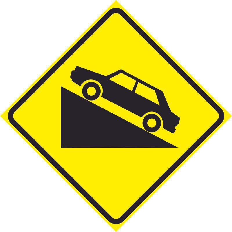 Placa De Transito 50X50Cm Reflet. A-20B Aclive - Nt Comunicação Visual ...