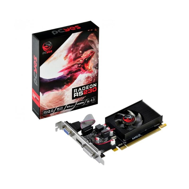 Placa de video amd radeon r5 230 2gb ddr3 64 bits low profile - Placa ...