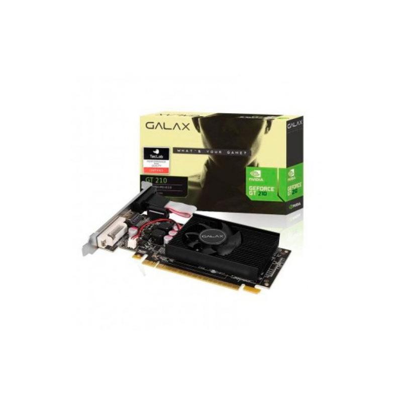 Placa De Vídeo Galax Nvidia Geforce Gt 210, 1gb Ddr3, 64 Bits - 21ggf4hi00np - Placa de Vídeo ...