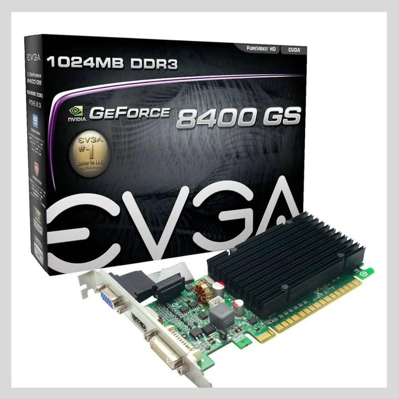 Placa de Vídeo Geforce Evga 8400 GS - Placa de Vídeo - Magazine Luiza