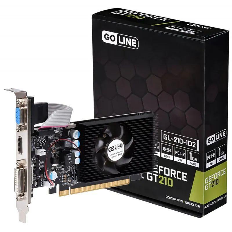 Placa De Vídeo Goline Geforce Gt210 1Gb Ddr2 Gl-Gt210-1D2 X - Placa de ...