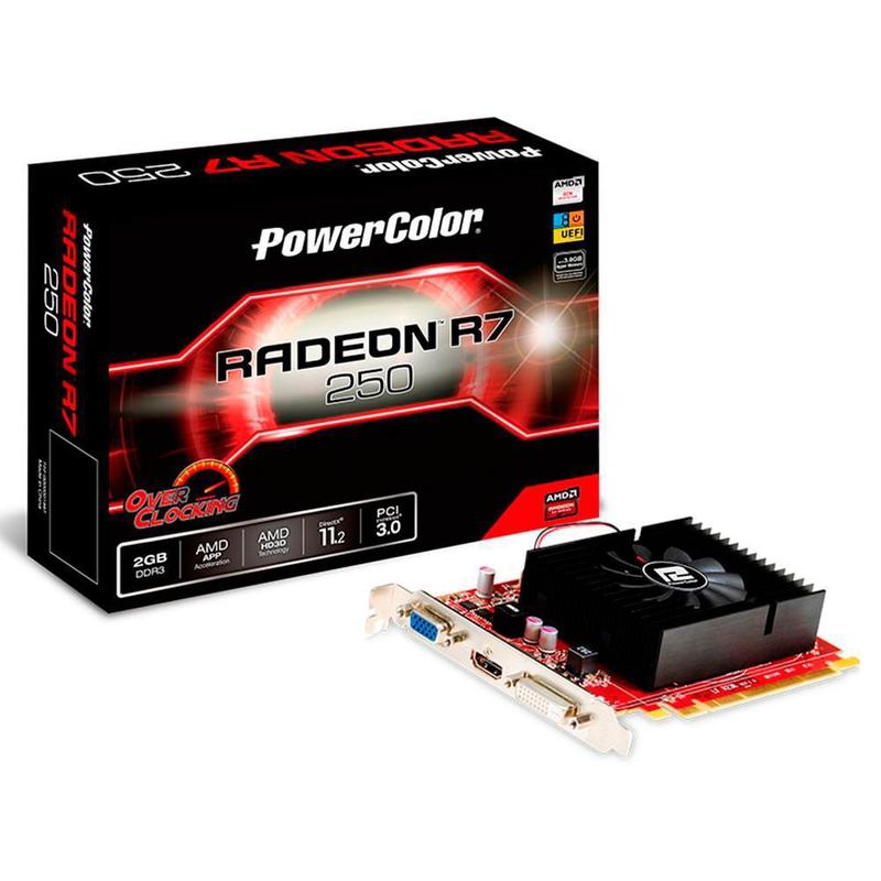 Placa De Video Radeon 2Gb Ddr3 2Gbk3-Hv2e/Oc Power Coler - Power Color ...