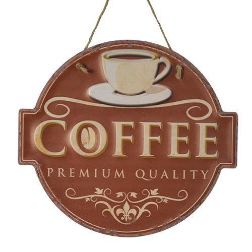 Placa dec coffe premium em ferro 28x0,05x40cm 24223 full-fit - Placa ...