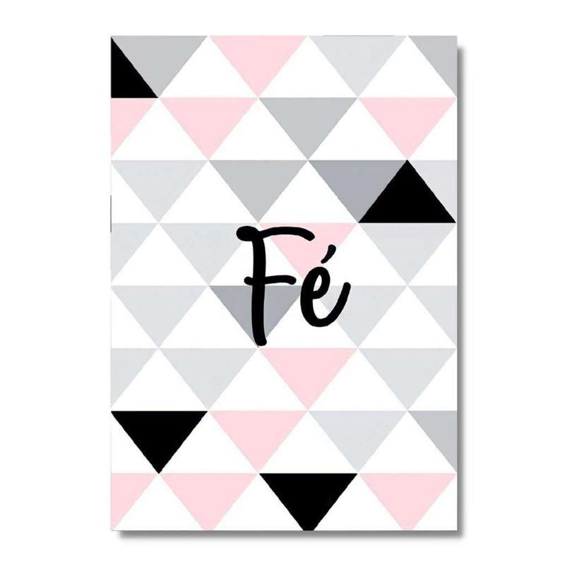 Placa decorativa fé fundo triangular 21x30cm - Cada Quadro - Placa ...