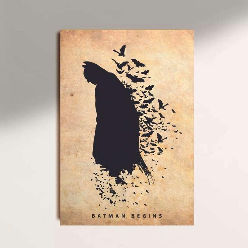 Placa Decorativa Heróis Batman Morcegos 21x30cm - Cada Quadro - Placa Decorativa - Magazine Luiza