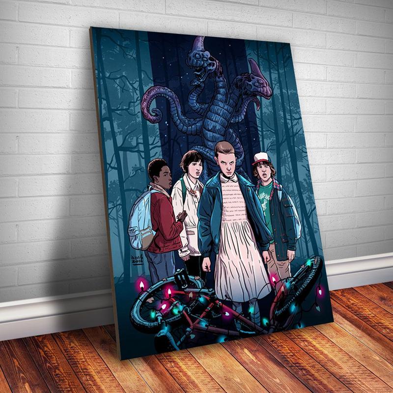 Placa Decorativa Stranger Things 2 - Séries MDF 3mm 20x30cm - Fran Adesivos - Placa Decorativa ...
