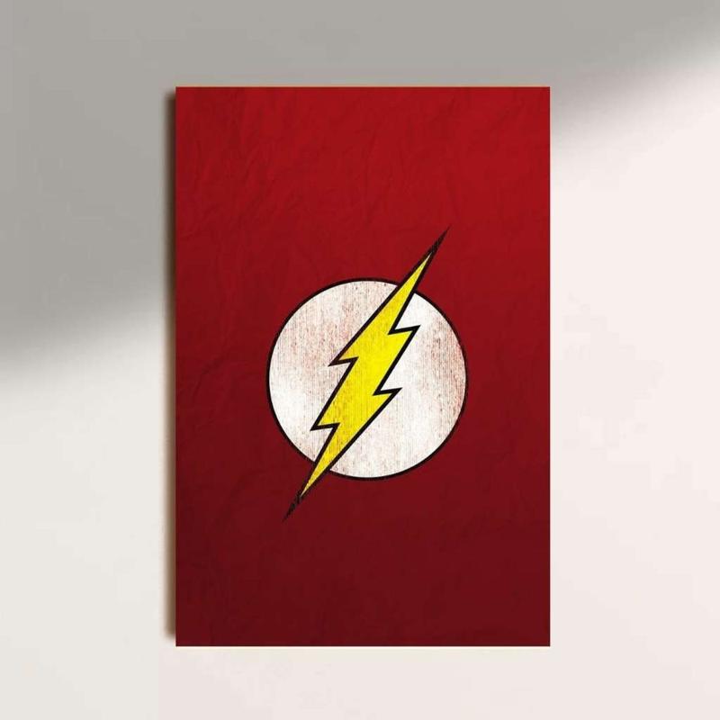 Placa Decorativa Super Herói Flash Slogan 15x21cm - Cada Quadro - Placa ...