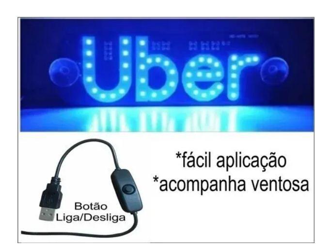 Placa led Luminoso para carro USB - telintec - Painel de LED - Magazine ...