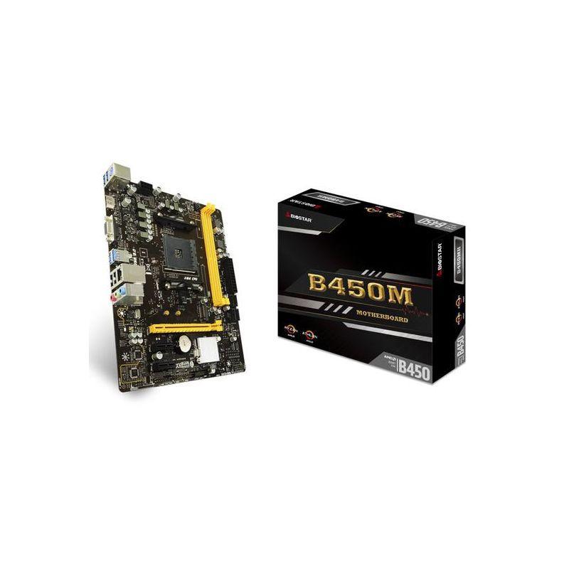 Placa Mãe Biostar B450Mhp 2Xddr4 Oc Socket Am4 Chipset Amd B450 Micro ...