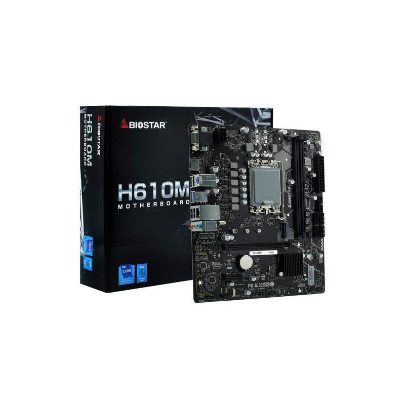 Placa Mãe Biostar H610Mhp Lga 1700 Chipset H610 Ddr4 Micro Atx - Placa ...