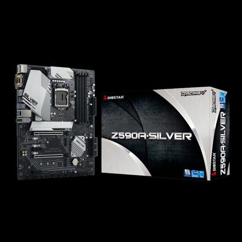 Placa Mãe Biostar Z590 Z590A Socket Lga 1200 Ddr4 Prata - Placa Mãe ...