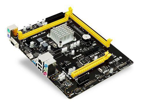 Placa Mae com Processador Integrado J1800MH2 Dual Biostar - Placa Mãe ...
