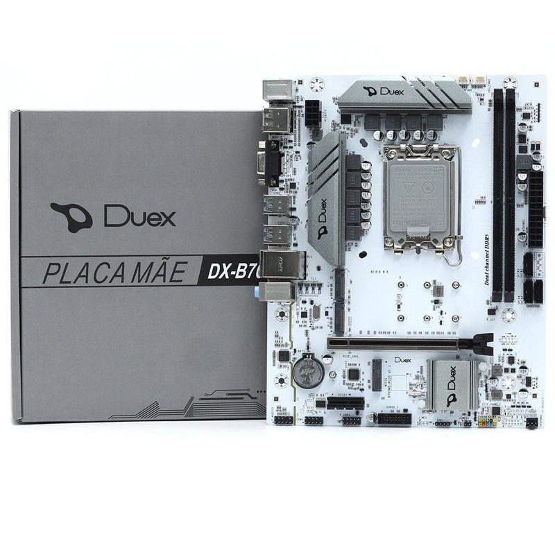 Placa Mãe Duex DX B760ZG M.2 Intel Intel LGA 1700 MATX DDR5 - Placa Mãe ...