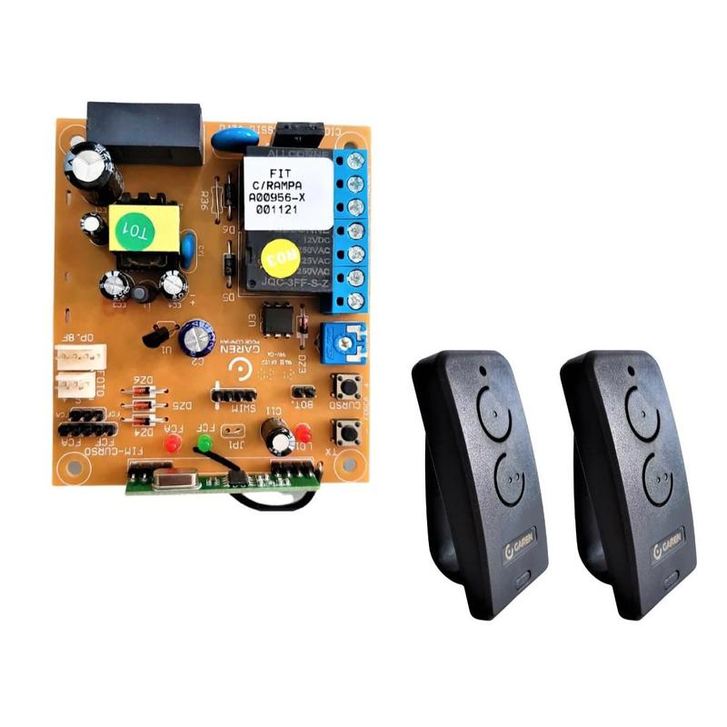 Placa Motor Central Classic Fit Trafo e 2 controles Garen - Placa para ...