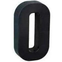 Placa Número Residencial Preto n0 - roperplast - Letras e Números ...