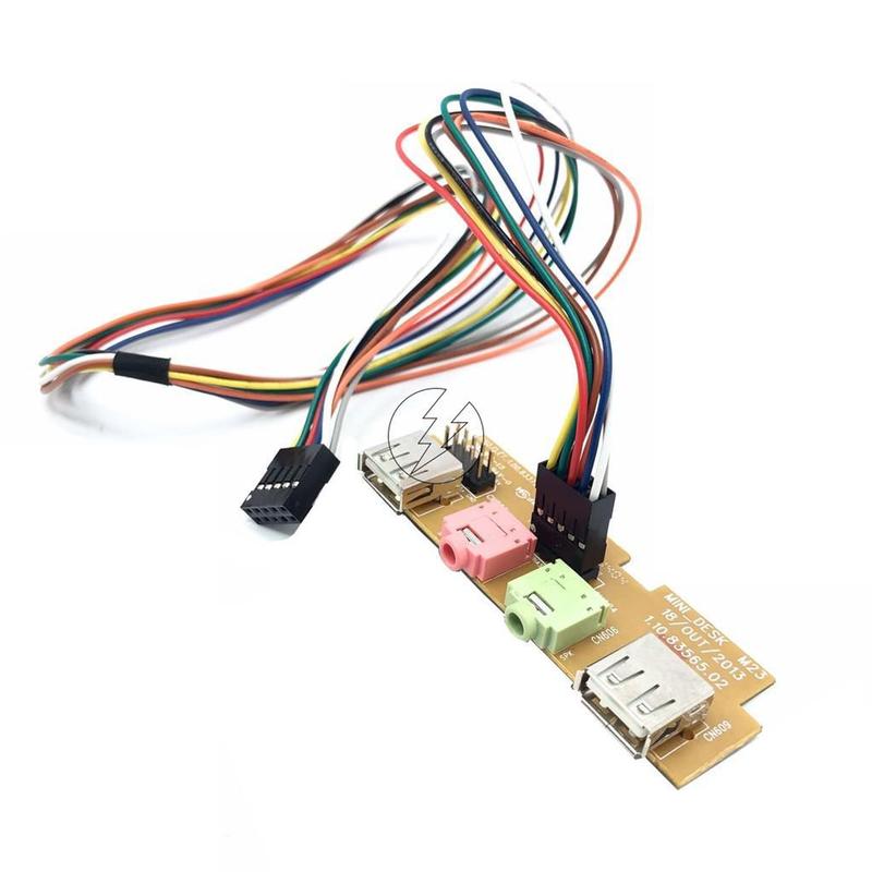 Placa Painel USB/ÁUDIO Frontal 1.10.83565.02 para MINI PC - Peças para ...