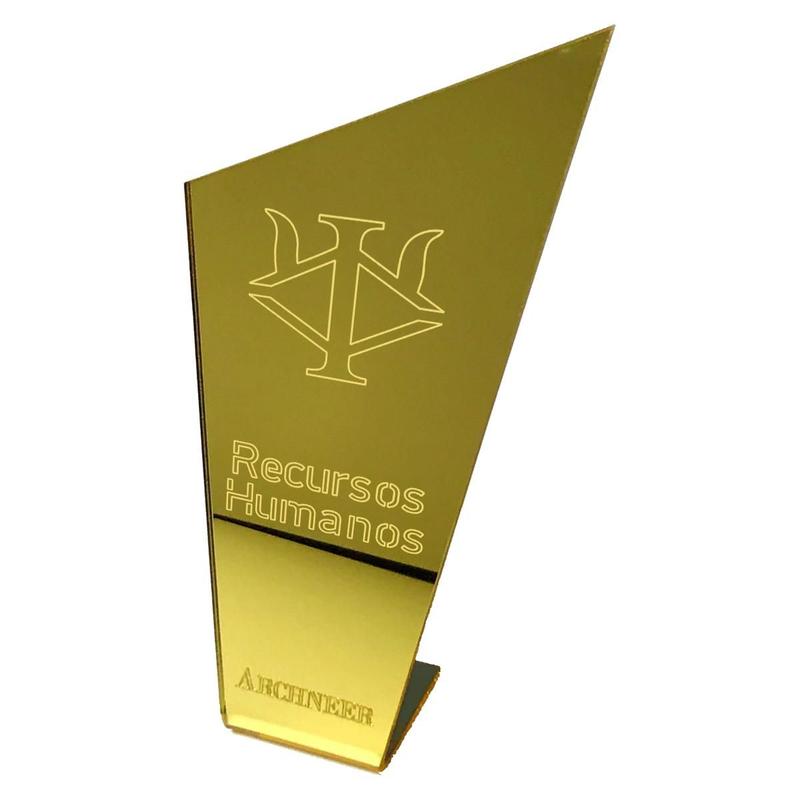 Placa Recursos Humanos Escultura Estatueta Símbolo Profissão Enfeite ...