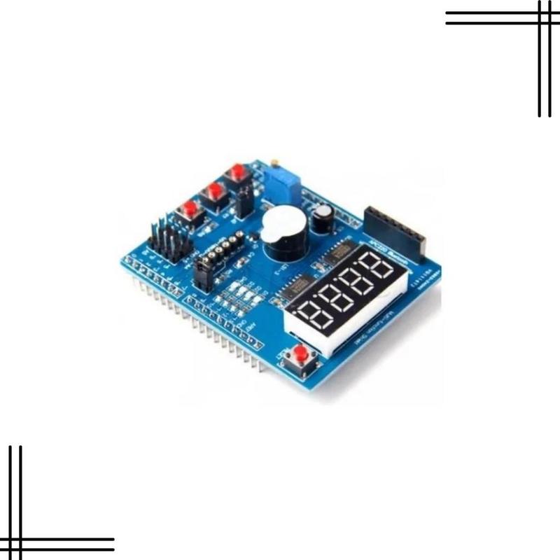 Placa Shield Multifunção P/ Arduino Aprendizagem Iniciantes - Robomix ...